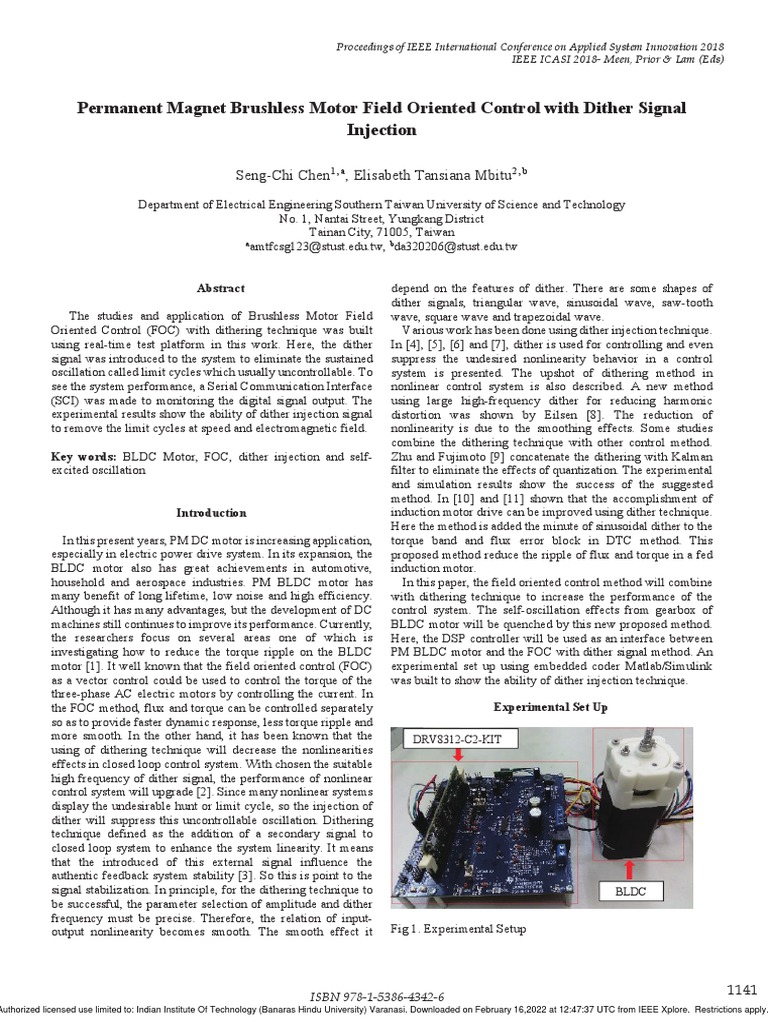 Permanent_magnet_brushless_motor_field_oriented_control_with_dither_signal_injection | PDF ...