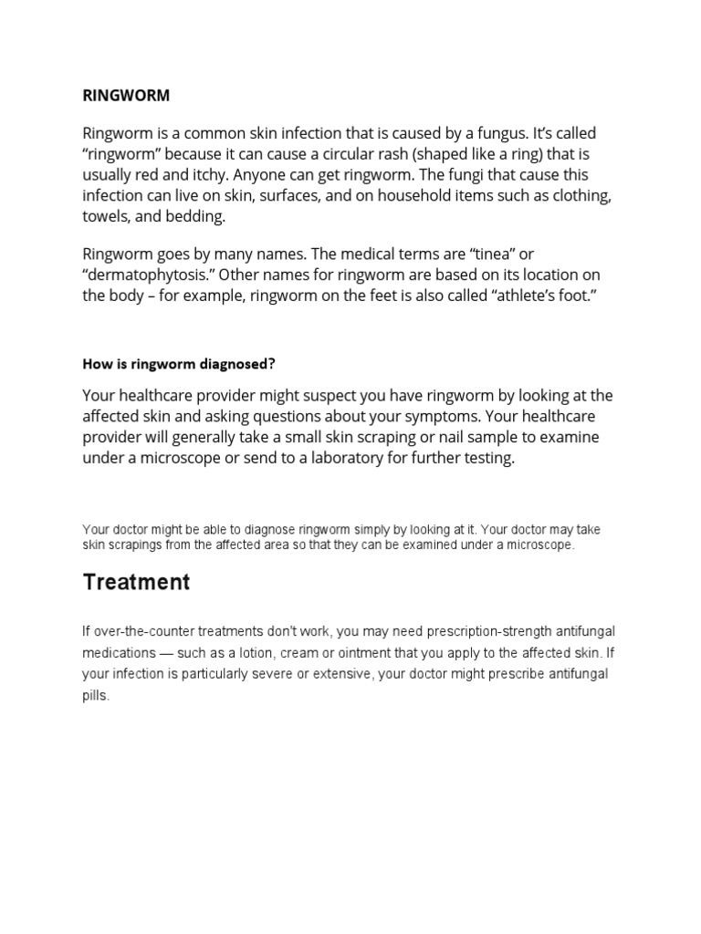 RINGWORM | PDF | Fungus | Animal Diseases