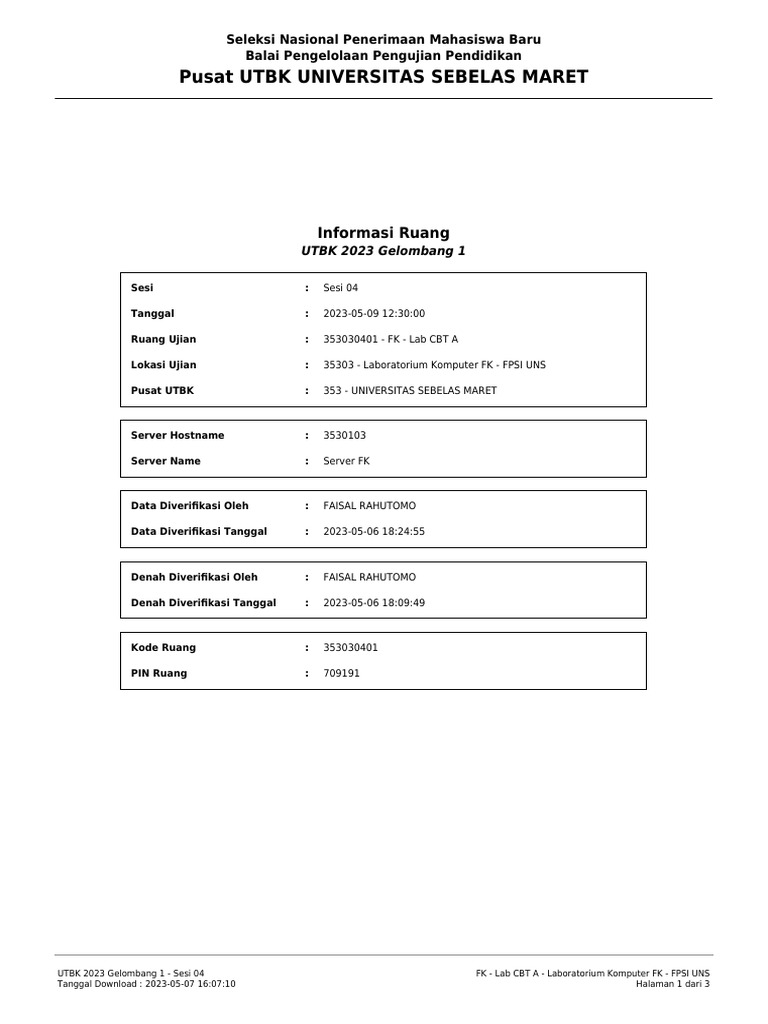 Informasi Ruang - 2023-Gelombang-1 Sesi-04 Ruang-353030401 20230507160764576a3e3462d | PDF