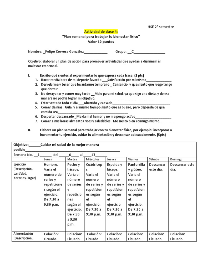 Actividad de Clase 4 B2 - 22 | Descargar gratis PDF | Comida y bebida | Cocina