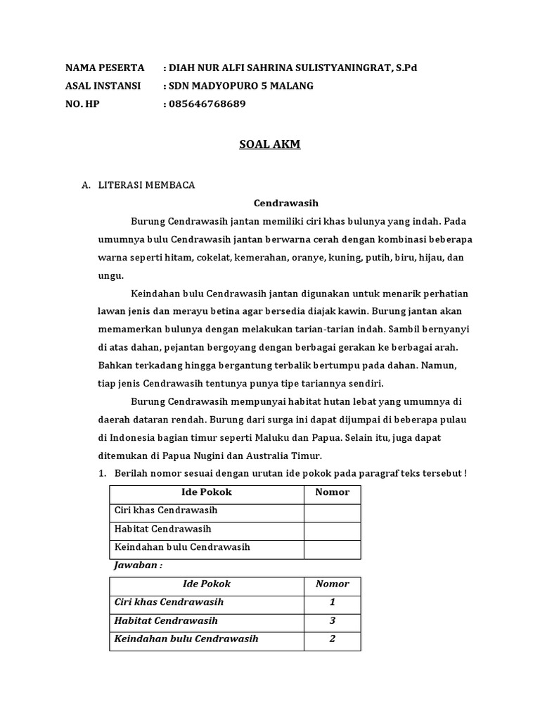 Soal Akm | PDF