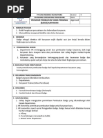 Sop HRD Lengkap Dengan Flowchart Dan Formulir | PDF | Karier & Perkembangan | Teknologi & Rekayasa