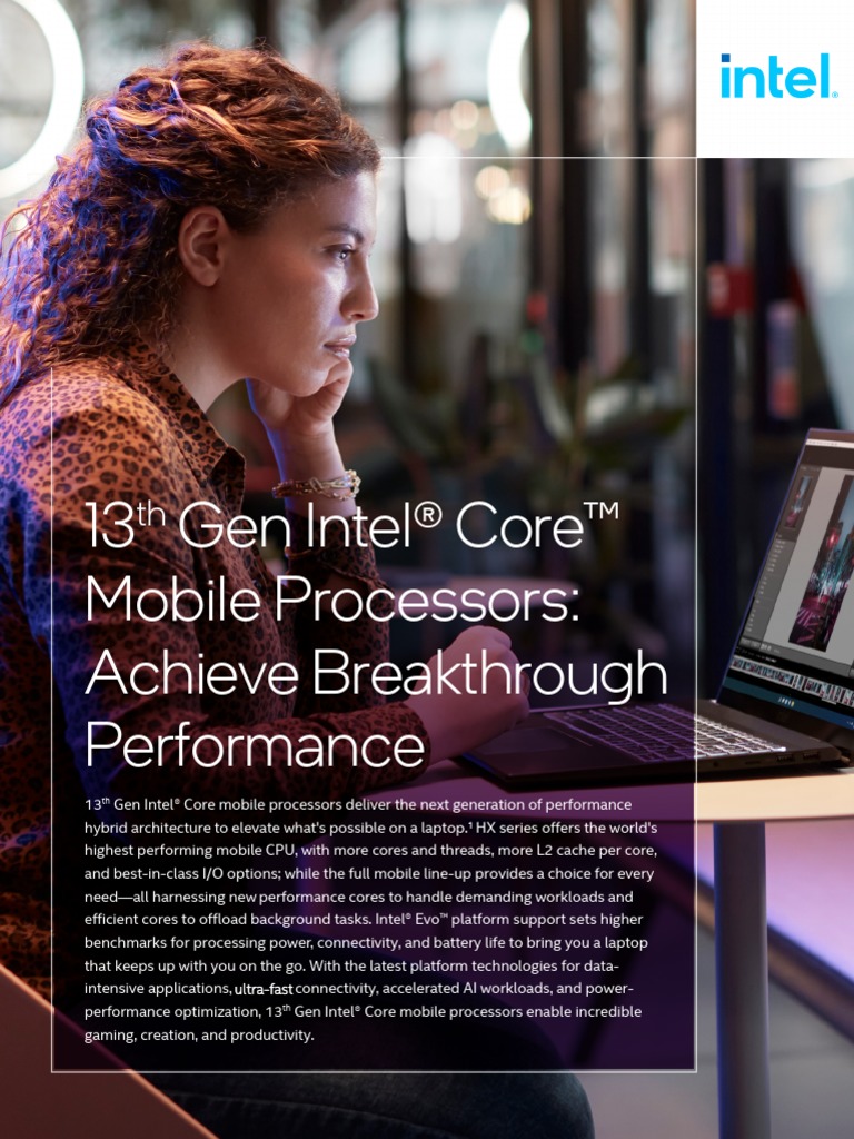 13th-Gen-Core-Mobile-Processor-Product-Brief Rev1 PDF | PDF | Intel ...