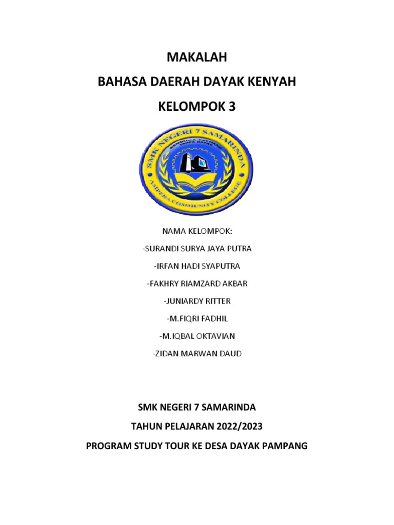 Tarian Tradisional Dayak Kenyah | PDF