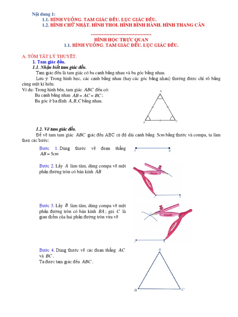 Chuyen de Hinh Hoc Truc Quan Theo Chuong Trinh SGK Toan 6 Moi PDF | PDF
