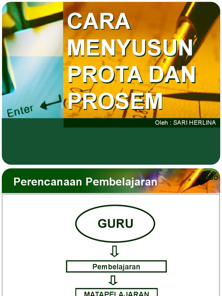 CARA MENYUSUN PROTA DAN PROSEM SR | PDF