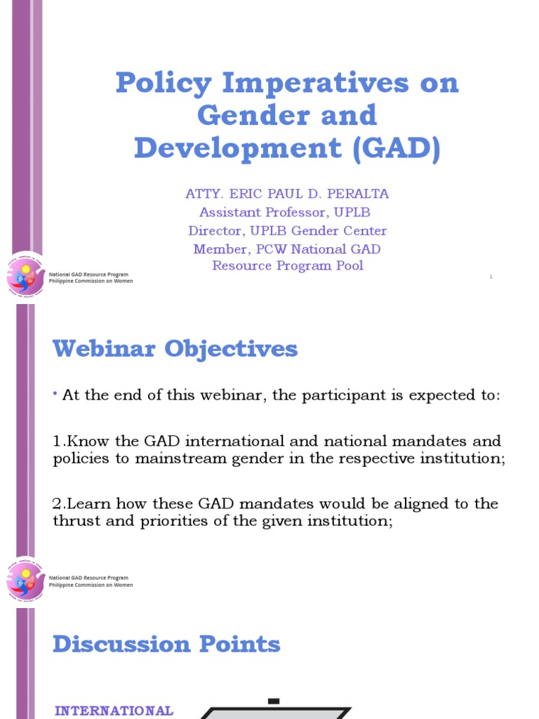 Review of Policy Imperatives On GAD | Download Free PDF | Justice ...