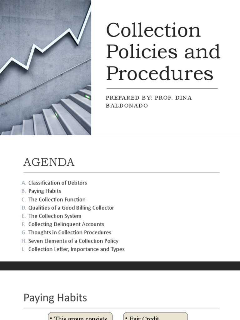 Collection Policies and Procedures Guide | PDF | Money | Business