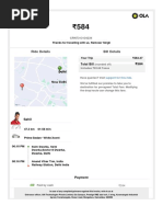 OlaCabs Invoice | PDF | Invoice | Payments