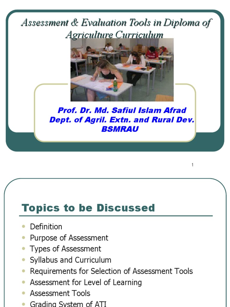 Assessment | PDF | Educational Assessment | Validity (Statistics)