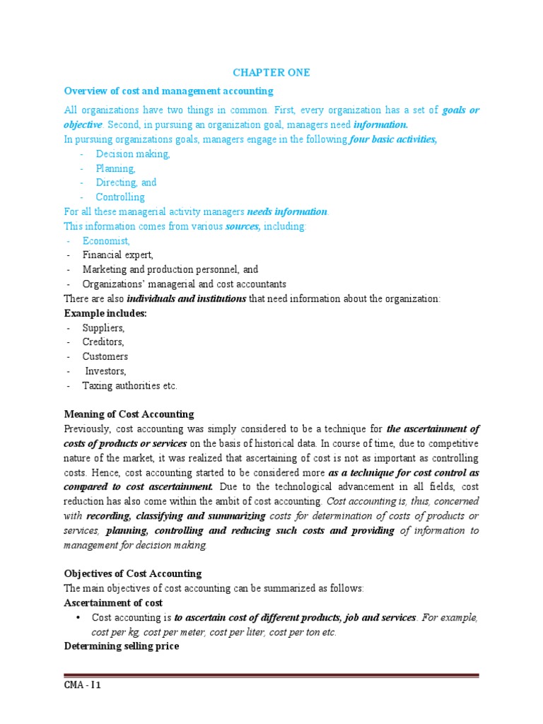 Cost and Management Acc. | PDF | Cost | Cost Accounting