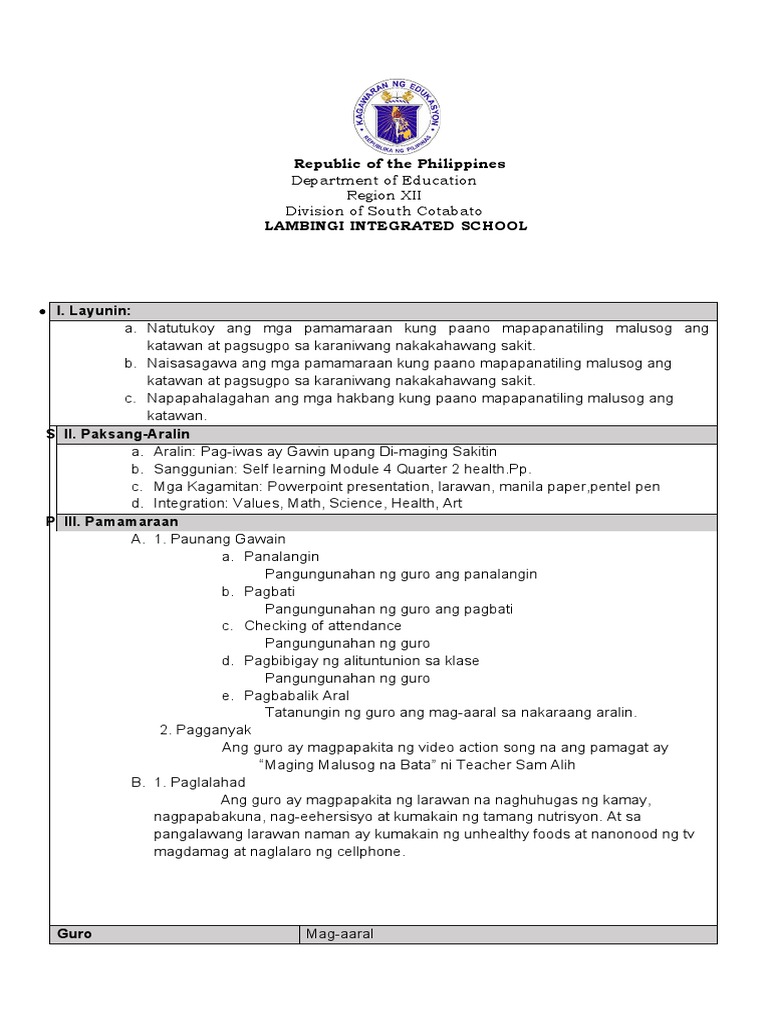 Claide G. Carbon Lesson Plan | PDF