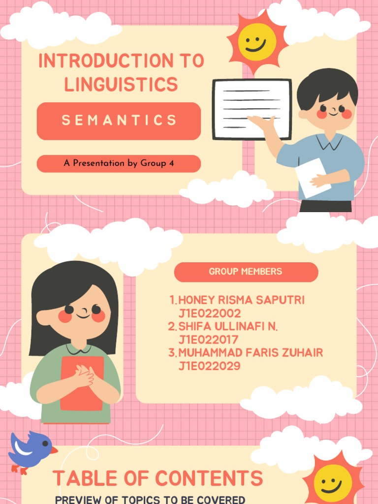Semantics Group4 | PDF | Word | Linguistic Morphology
