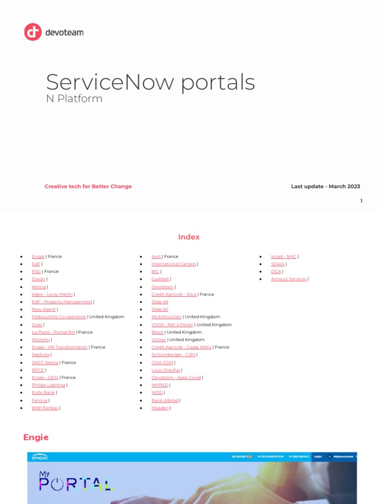 ServiceNow Portals | PDF