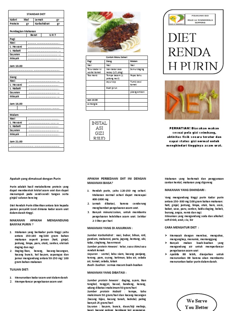 Lefleat Rendah Purin | PDF