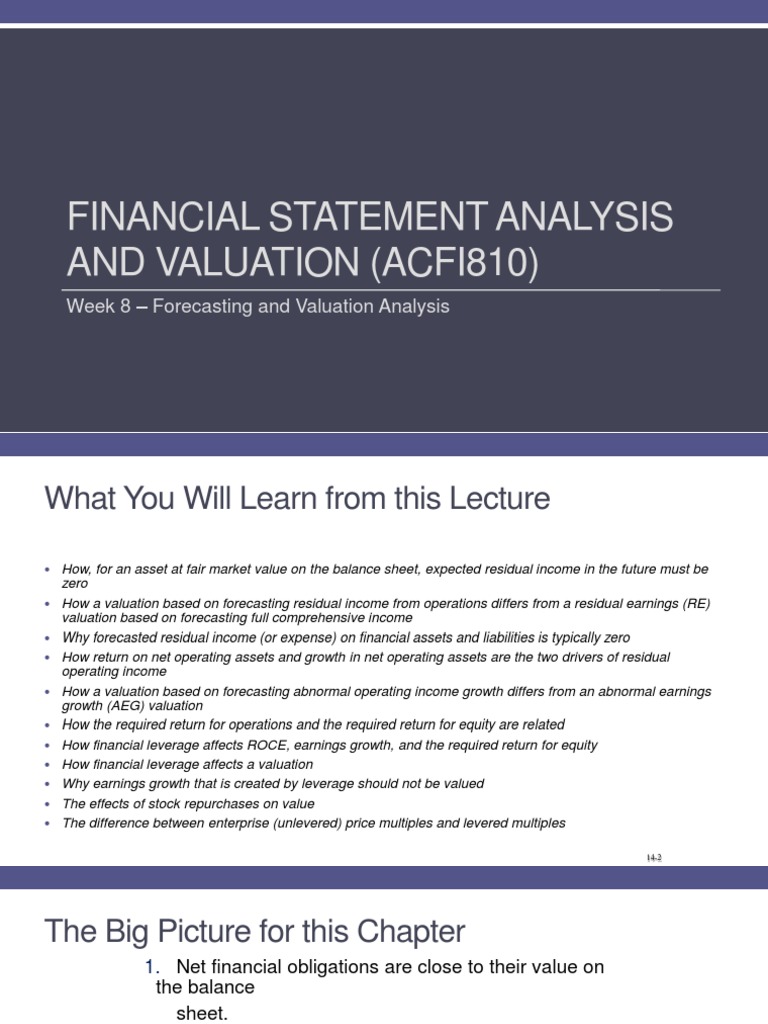 Lecture 8 | PDF | Valuation (Finance) | Cost Of Capital