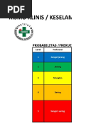 7 Tabel Penentuan Kriteria Risiko | PDF