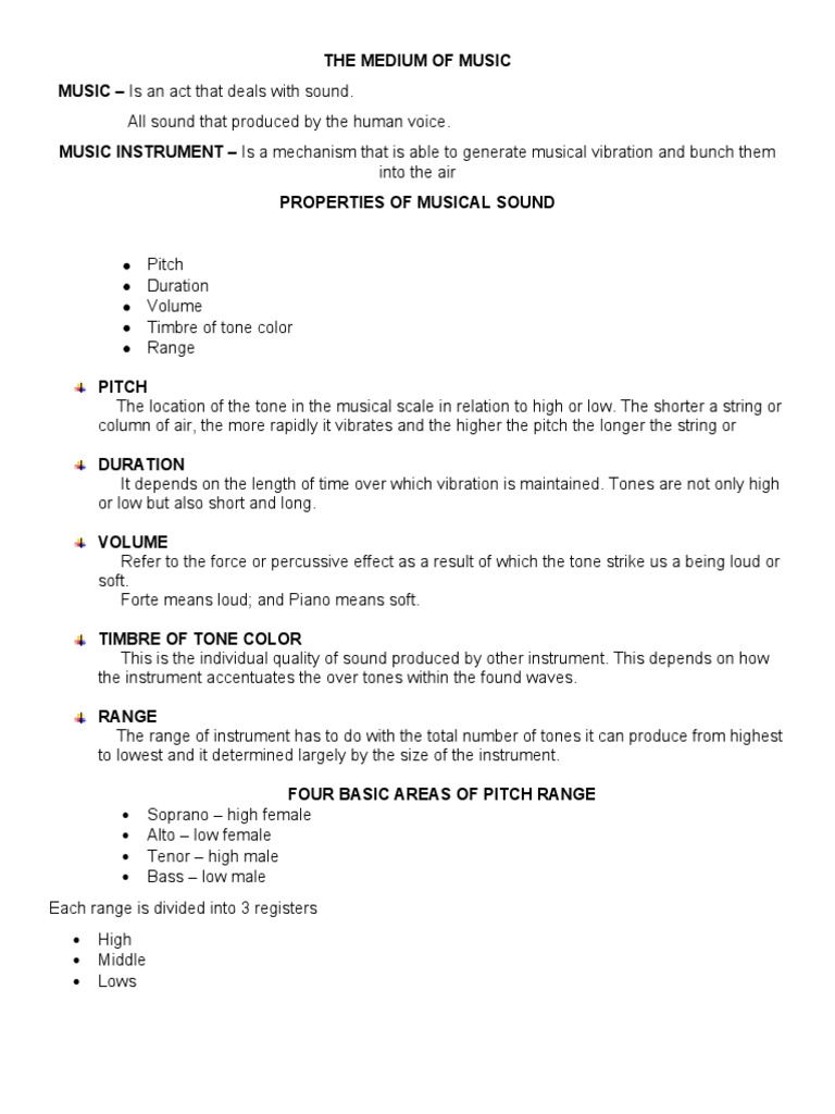 The Medium of Music | PDF | String Instruments | Brass Instruments