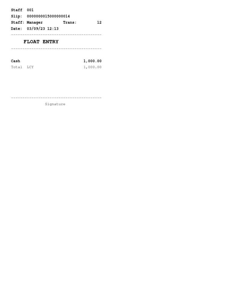 POS OPOS Emulation Report PDF | PDF