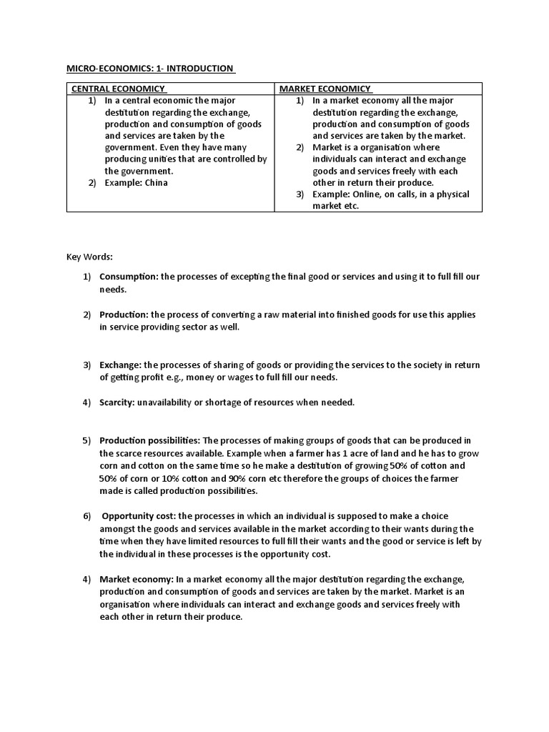 Micro - Economics | PDF | Economics | Microeconomics