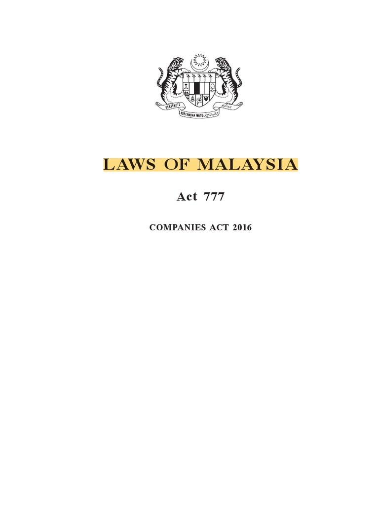 Derivative Proceedings under Act 777 | PDF | Law