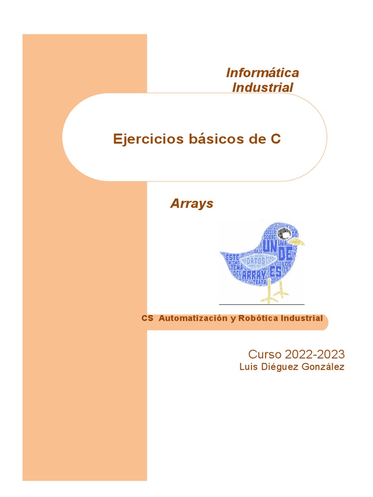 Ejercicios de C - Practica de Arrays | PDF | Datos de computadora ... Ejercicios de C - Practica de Arrays | PDF | Datos de computadora ...