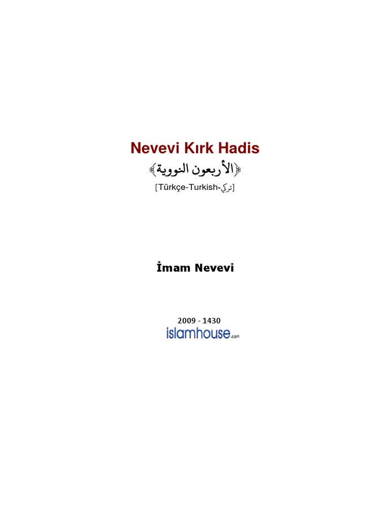 Nevevi Kirk Hadis | PDF