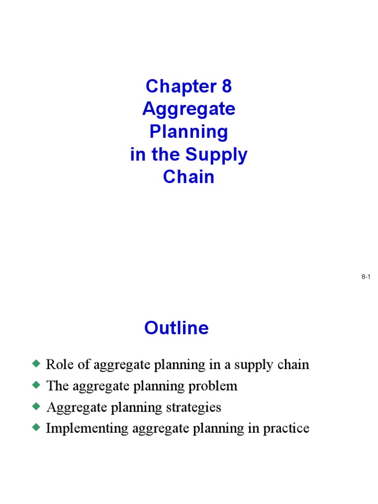 07 - Aggregate Planning (Rizwan Ahmed's Conflicted Copy) | PDF | Inventory | Demand