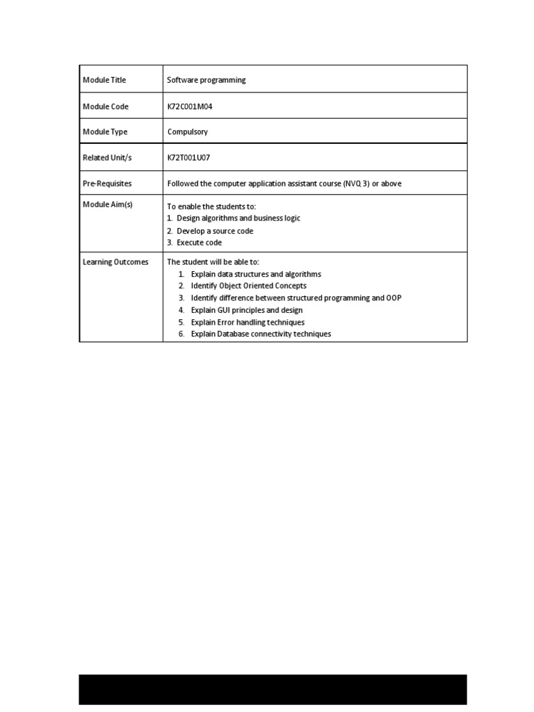 Software Programming Pdf Object Oriented Programming Computer 8379
