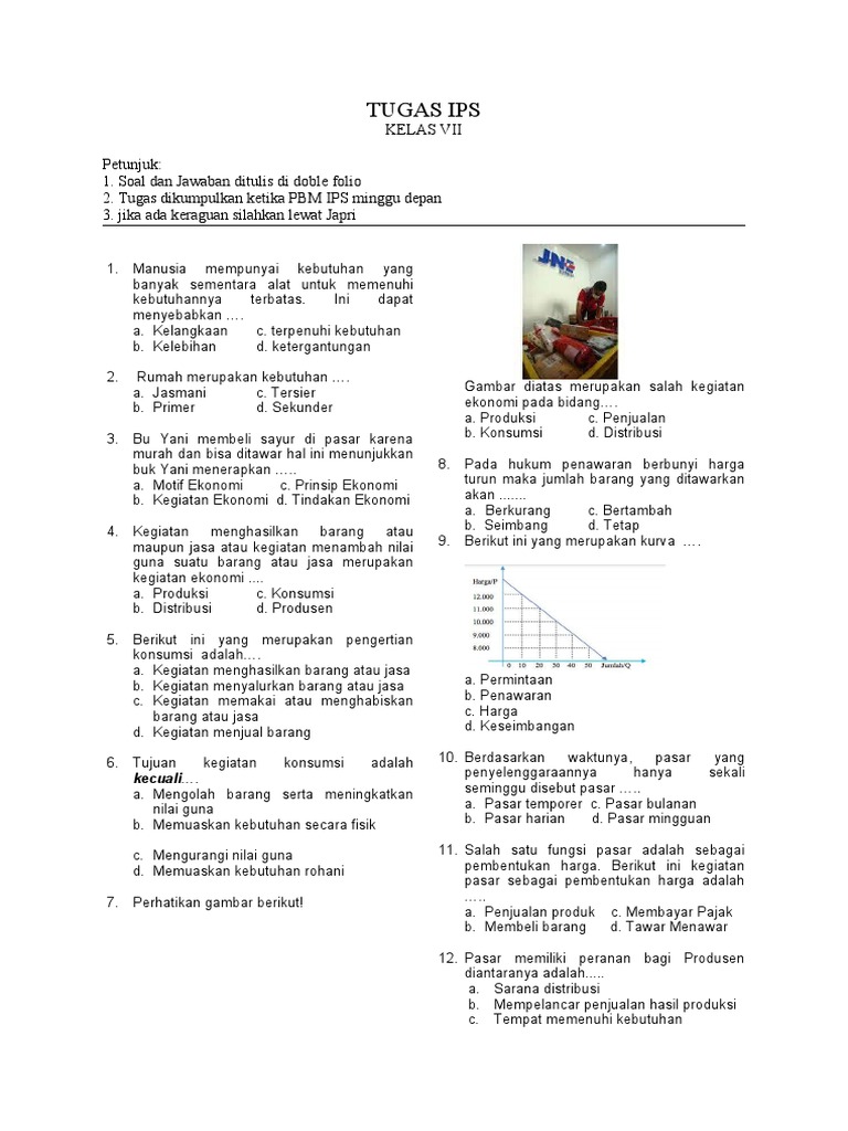Tugas IPS Kelas VII | PDF