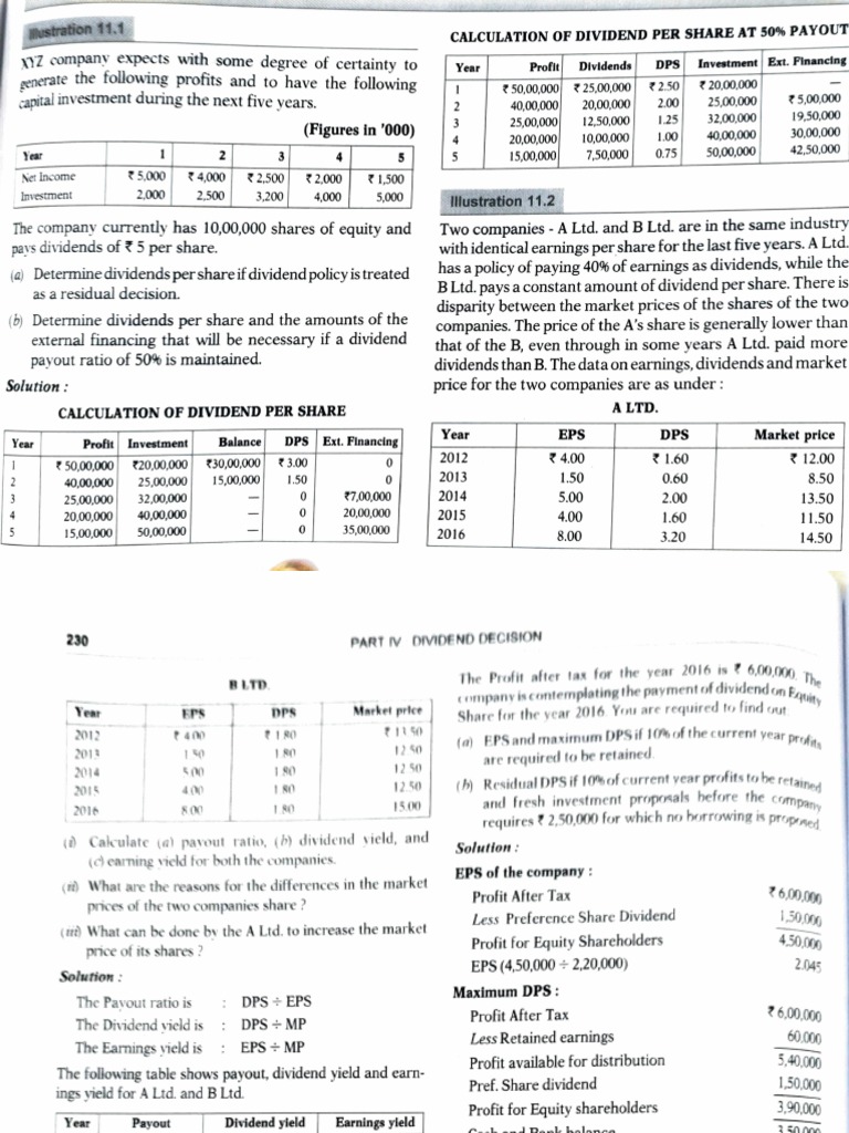 Dividend Policy Question | PDF | Dividend | Preferred Stock