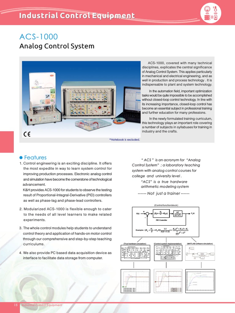 Acs-1000 10603 | PDF | Amplifier | Control Theory