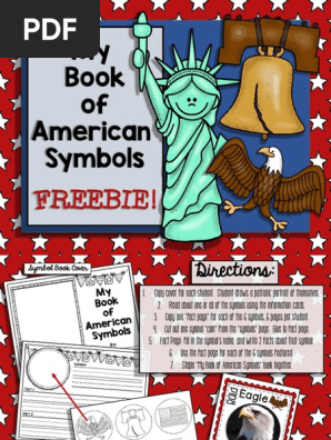 Freebie American Symbol Classroom Posters By Maria