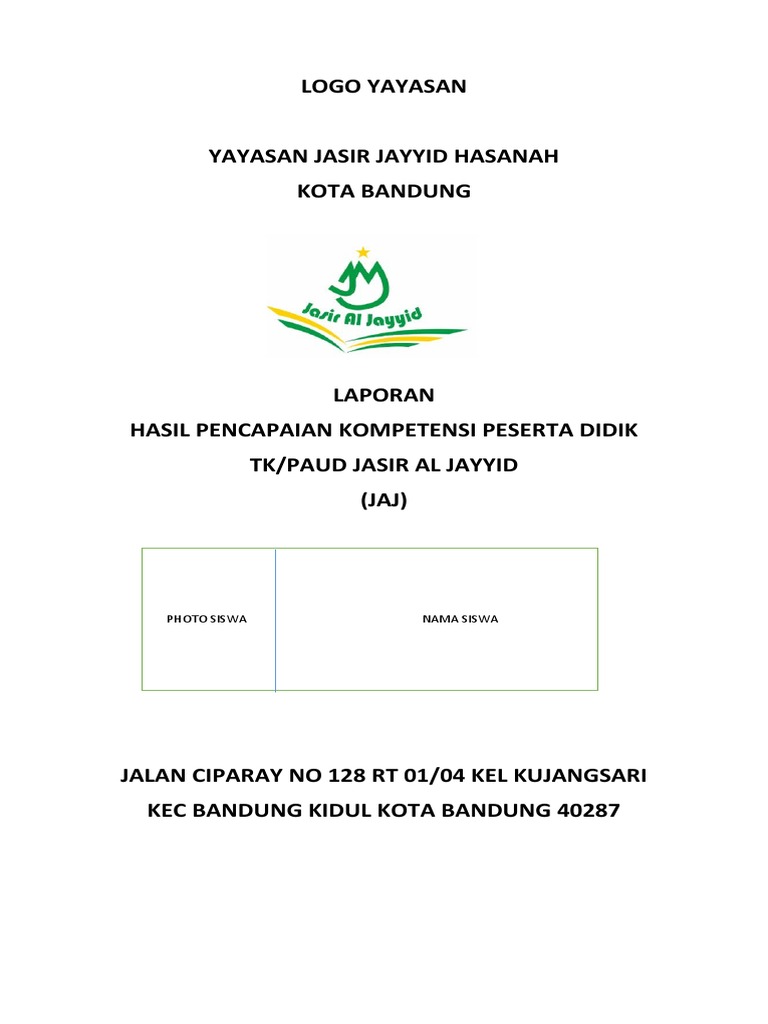 Cover Rapot Jaj | PDF