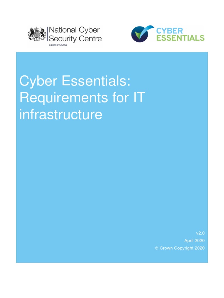 Cyber Essentials Requirements For IT Infrastructure | PDF | Malware ...