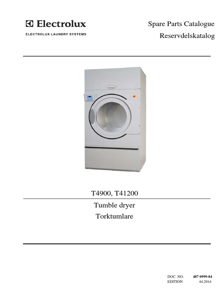 T4900, T41200 Tumble Dryer | PDF | Belt (Mechanical) | Machines