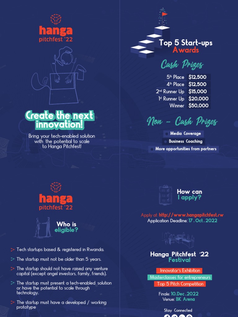 Hanga Pitchfest Infographic | PDF