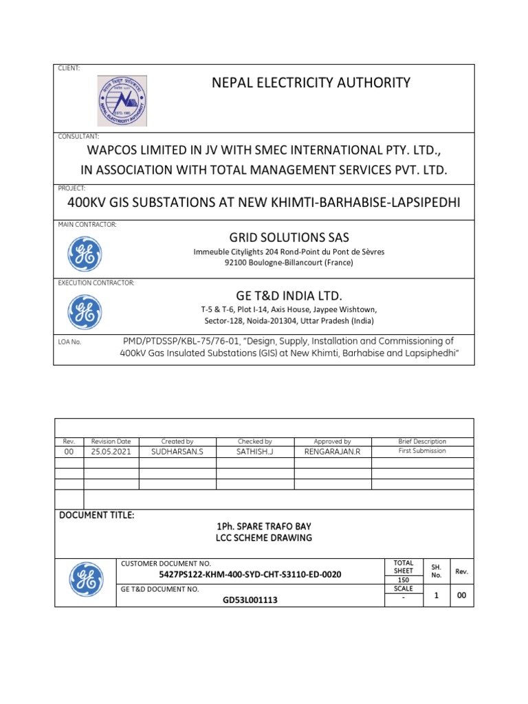 GD53L001113 - 1Ph - SPARE TRAFO BAY | PDF | Manufactured Goods ...