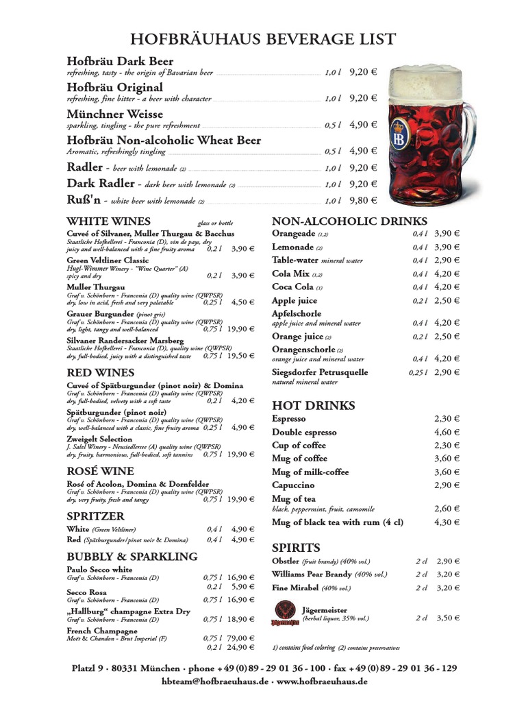 HB Menu EN 2019 3 PDF | PDF | Dumpling | Sausage