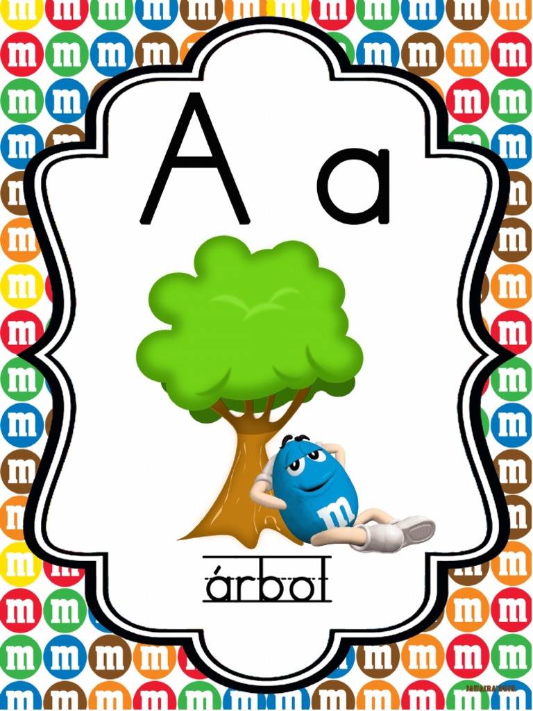 Abecedario Script M&M's | PDF
