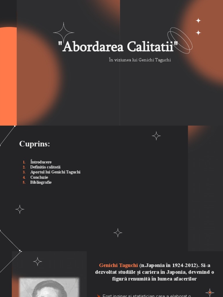 Management Calitatii Taguchi | PDF
