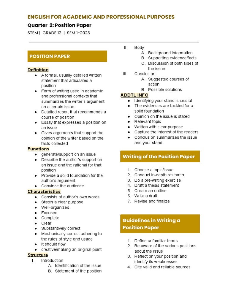 EAPP-POSITION-PAPER-REV-Q2.pdf | PDF | Fallacy | Metaphilosophy