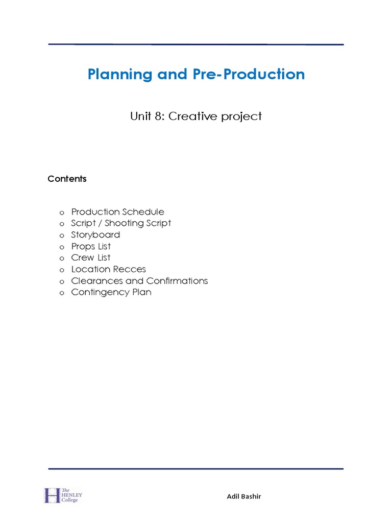 Planning Booklet PDF | PDF
