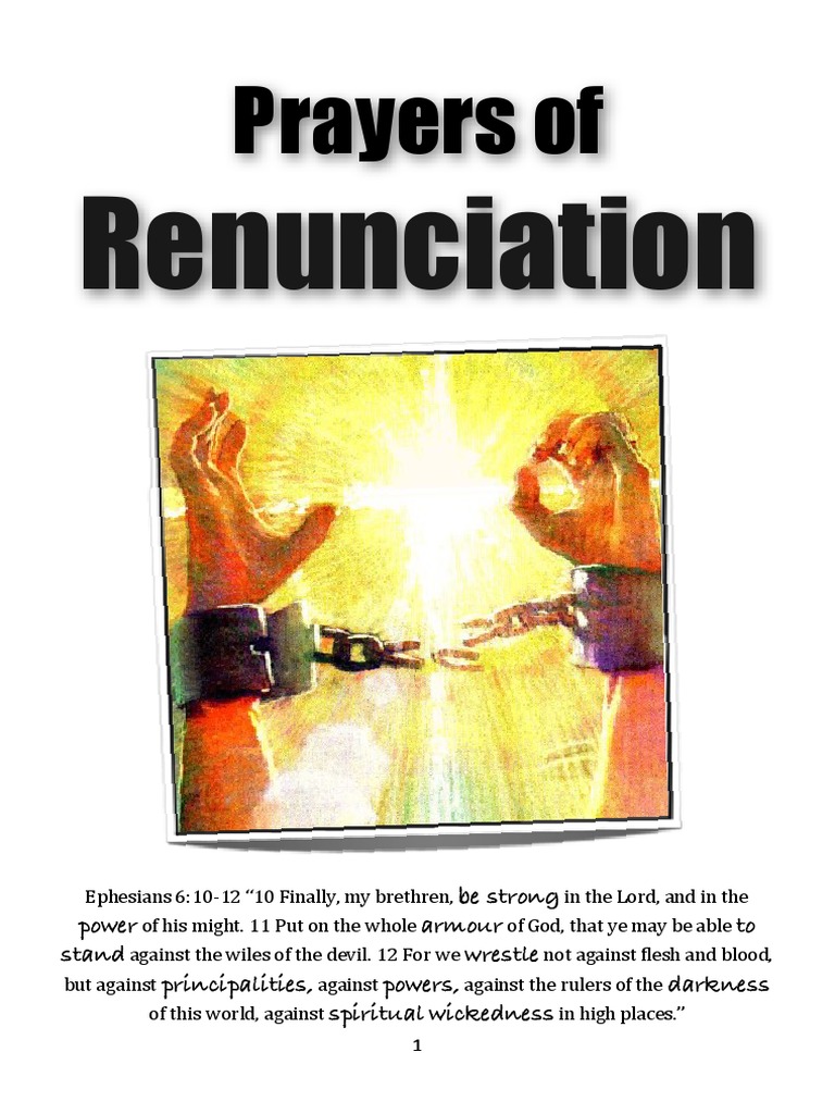 Jezebel Renunciation 1 | PDF | Jesus | Prayer
