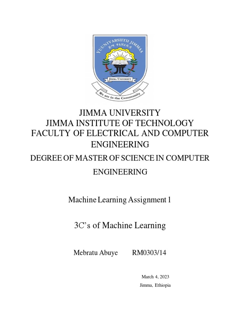 3c S Of Machine Learning Pdf Pdf Statistical Classification Cluster Analysis