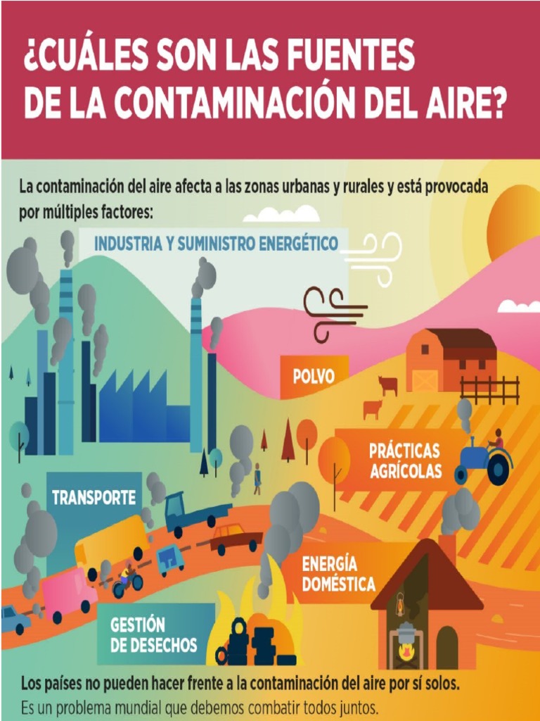 INFOGRAFIA CESPEDES 2º B CONTAMINACION DEL AIRE | PDF