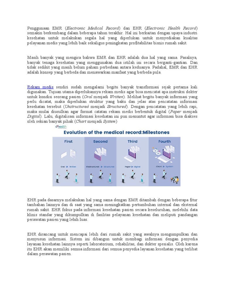 Penggunaan EMR | PDF