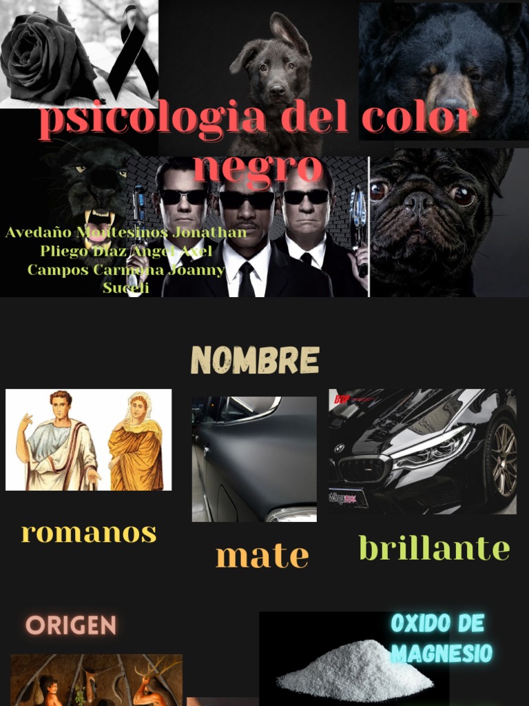 Psicologia Del Color Negro PDF | PDF