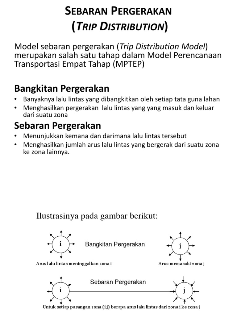TRIP DISTRIBUTION | PDF