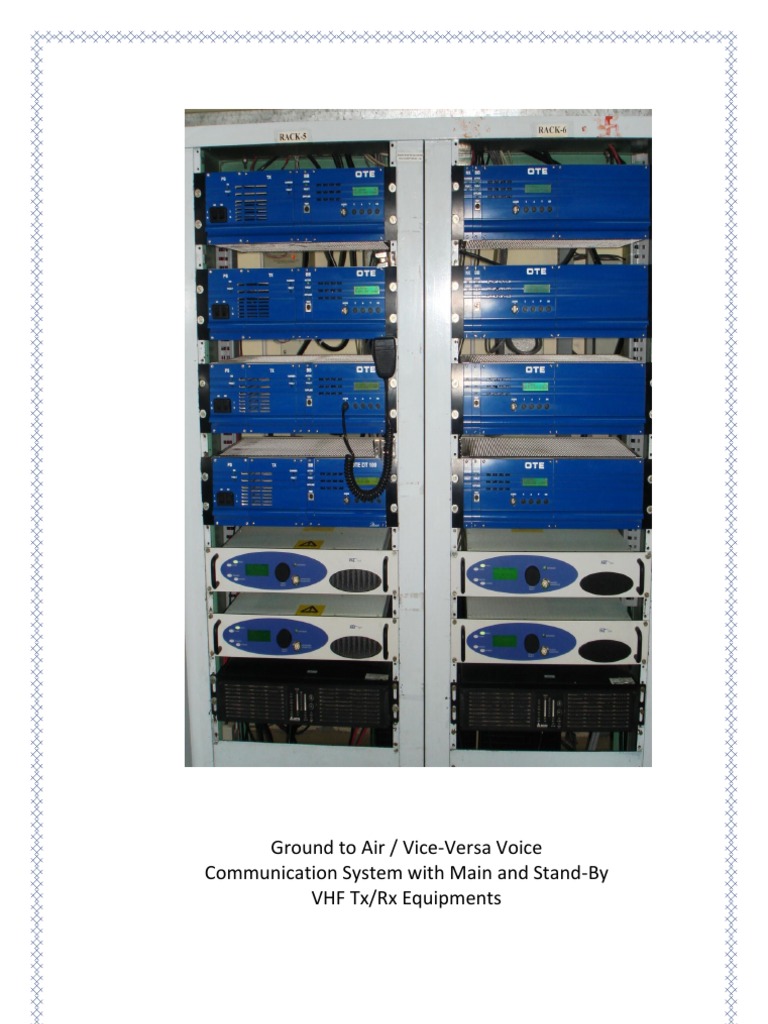 Ground To Air / Vice-Versa Voice Communication System With Main and ...